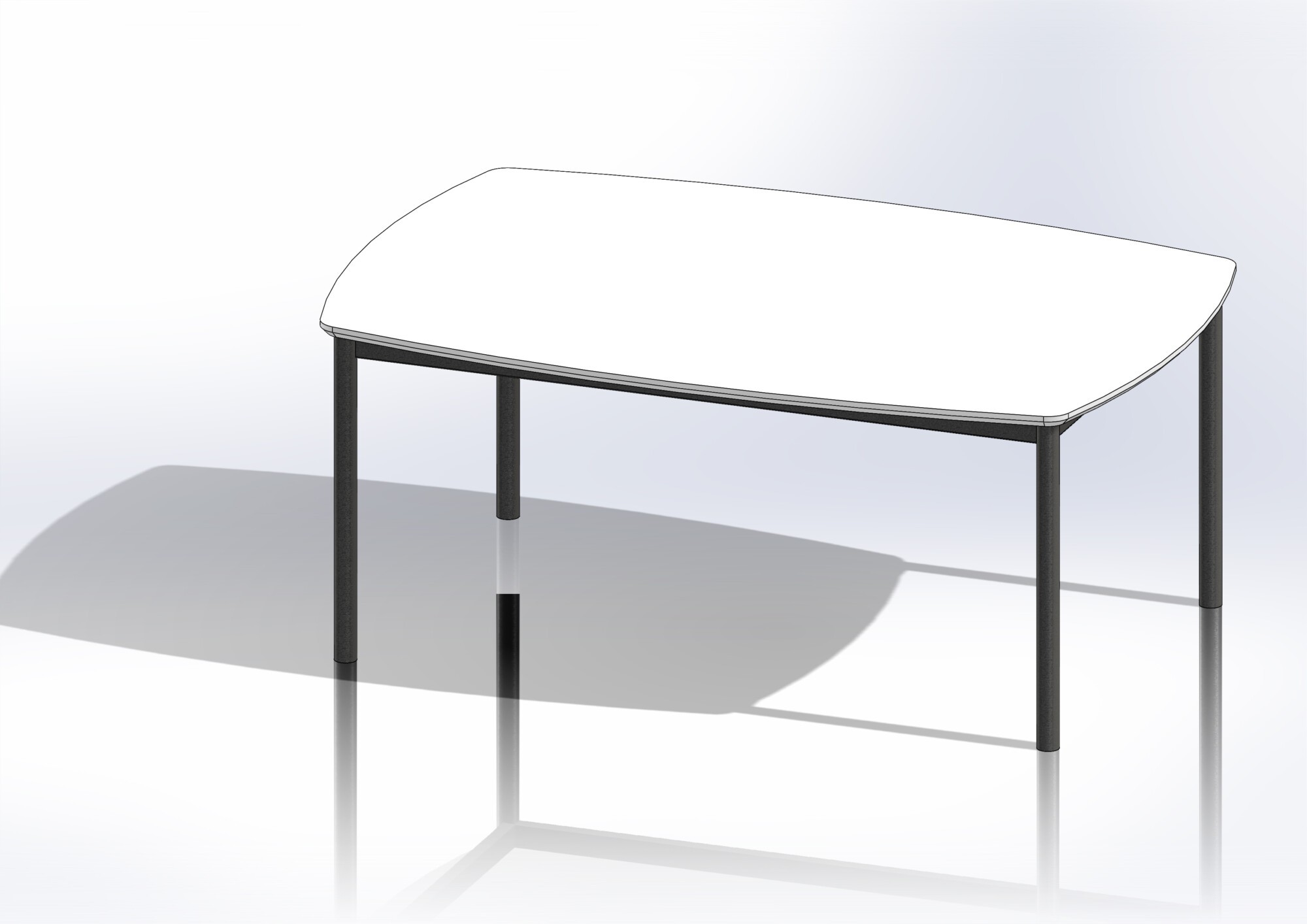 1000 Square Puffer Table - Starex