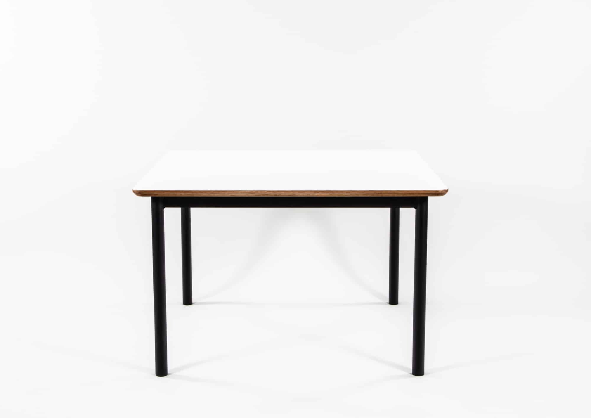 1000 Square Table and Fergus Stacking Chairs (Set) - Starex