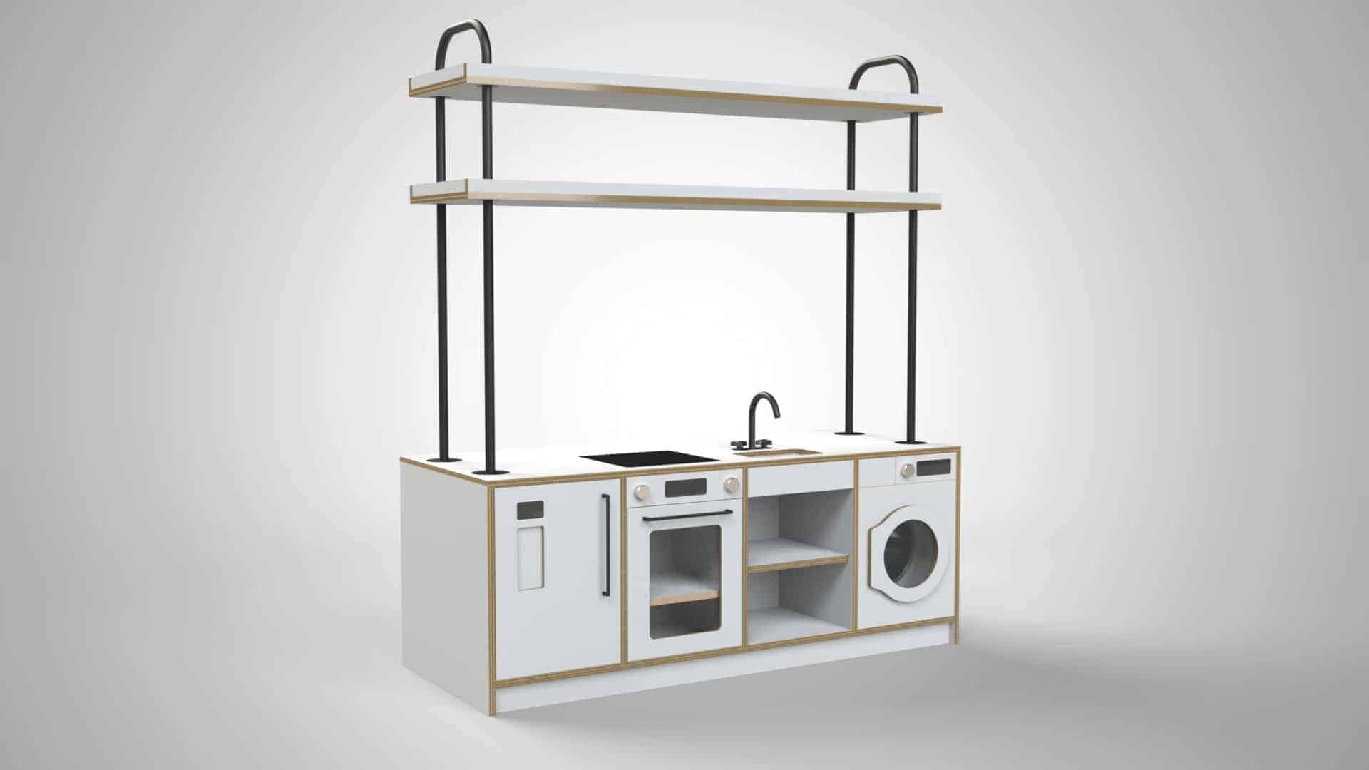 Family Play Storage Shelving - Toddler (Single Trays) - Starex