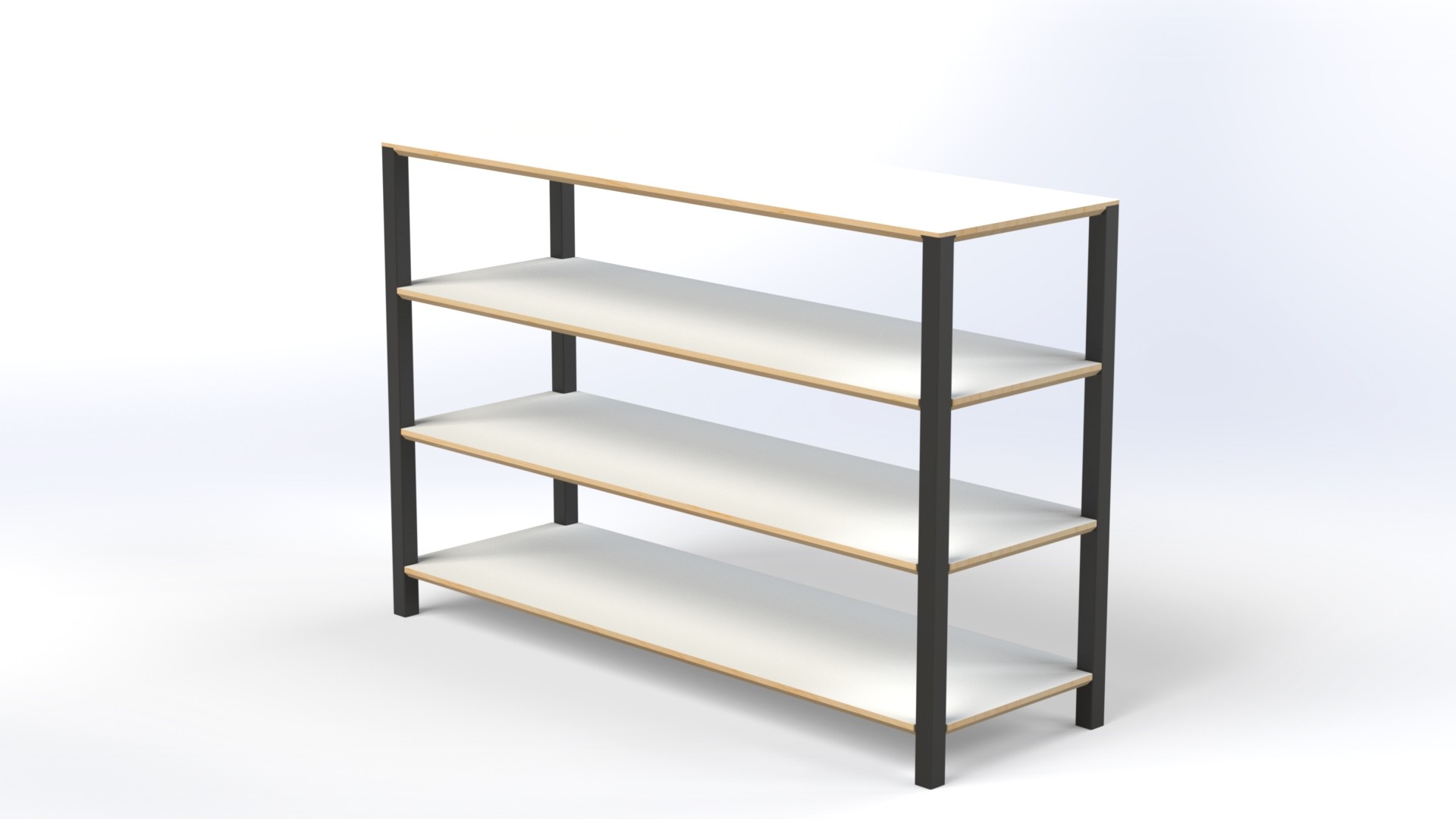 Steel 4 Tiered Shelf - Starex