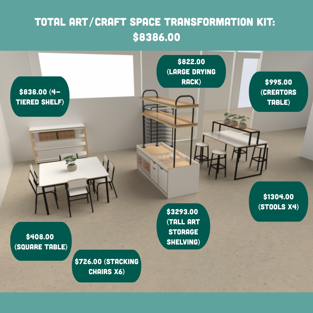 Arts & Craft Space Transformation Kit (Bundle) - Starex